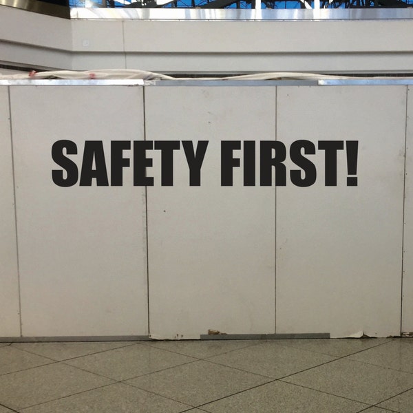 Safety Decal - Etsy