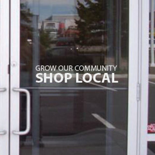 Store Front Decal - Etsy