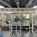 The Only Easy Day Was Yesterday Wall Decal, Gym Decor Ideas, Gym Design ...