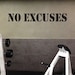 NO EXCUSES Gym Wall Decal, Gym Design Ideas, Gym Decor Idea, Fitness ...
