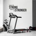 Walk in Strong Walk Out Stronger Gym Wall Quote Decal, Gym Design Ideas ...