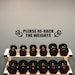 Gym Wall Decal, Please Re-rack the Weights. Weights Signs for Gym 131 ...