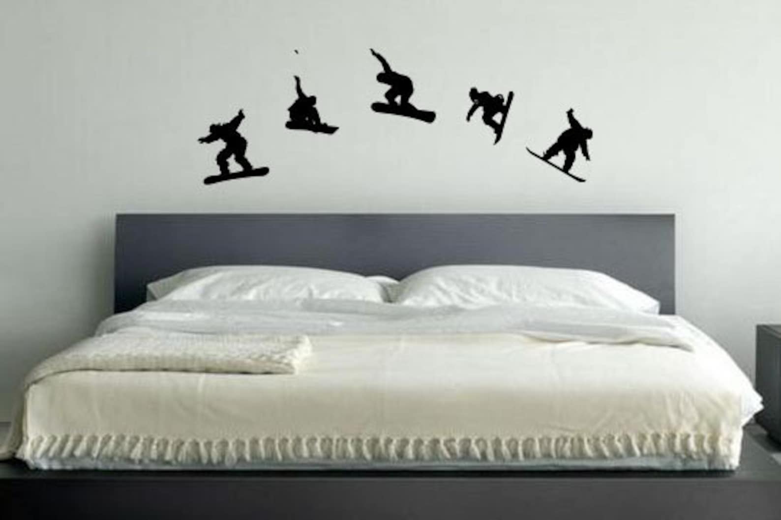 Snowboard Themed Room Decor Vinyl Decal Wall Art Kids Room - Etsy