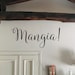 Mangia! Kitchen Wall Decal, Italian Kitchen Decor, Kitchen Wall Ideas ...