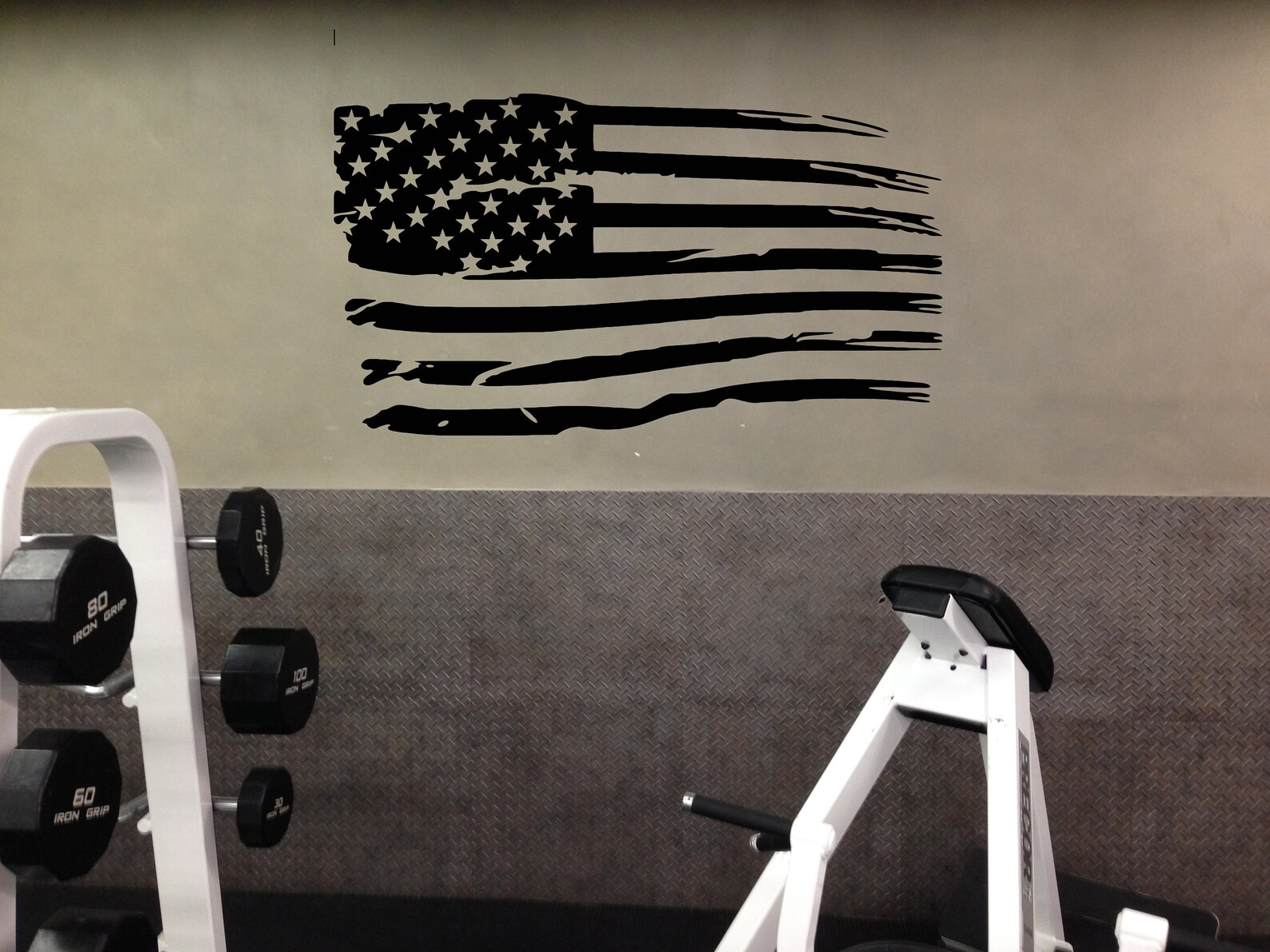 Distressed Flag Decal. Flag Wall Decal American Flag Sticker. | Etsy