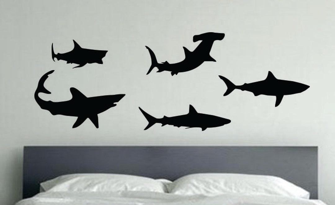 Sharks Wall Decals, Kids Room Decor - Etsy
