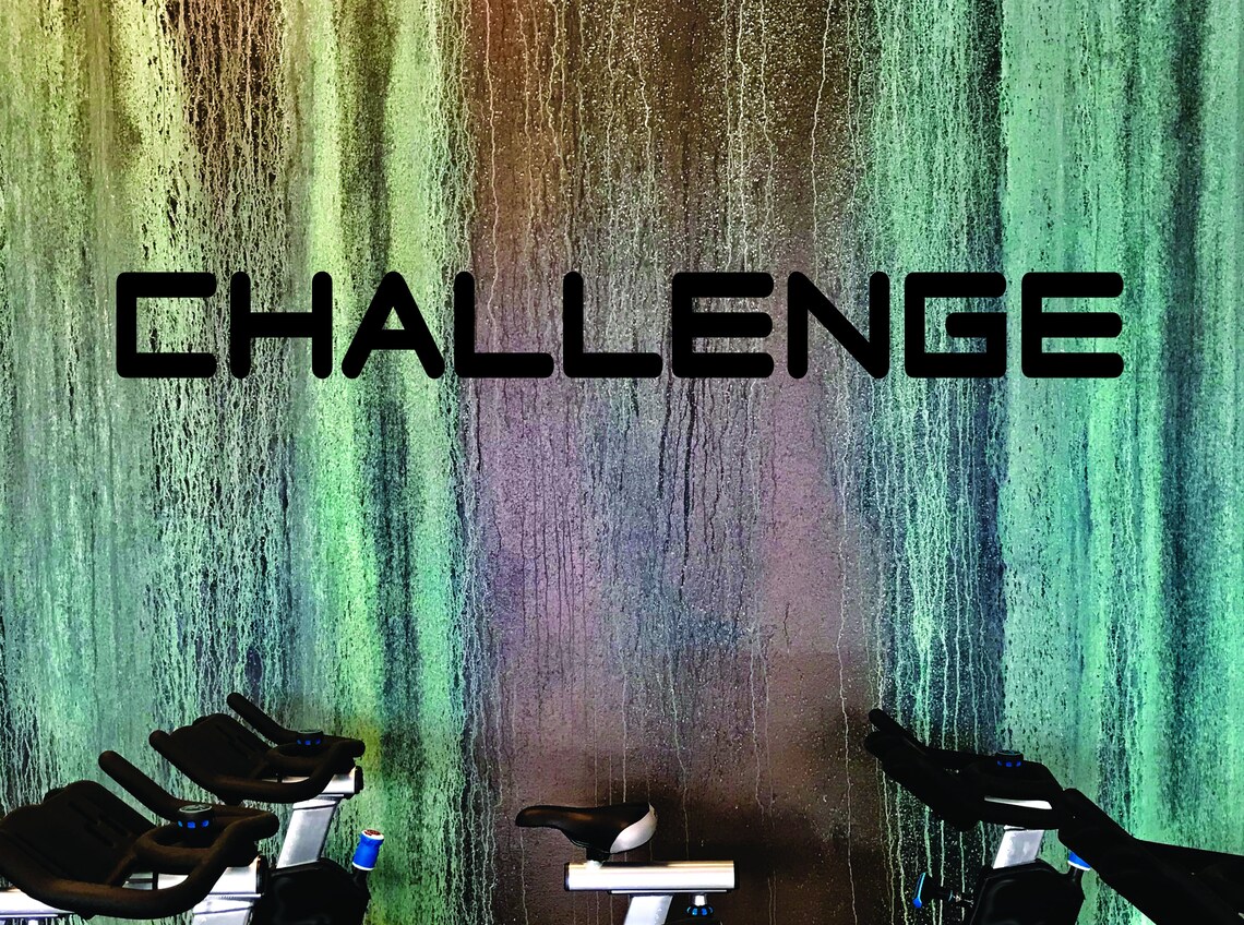 GYM DESIGN IDEAS Challenge Wall Decal Classroom Wall Decor - Etsy