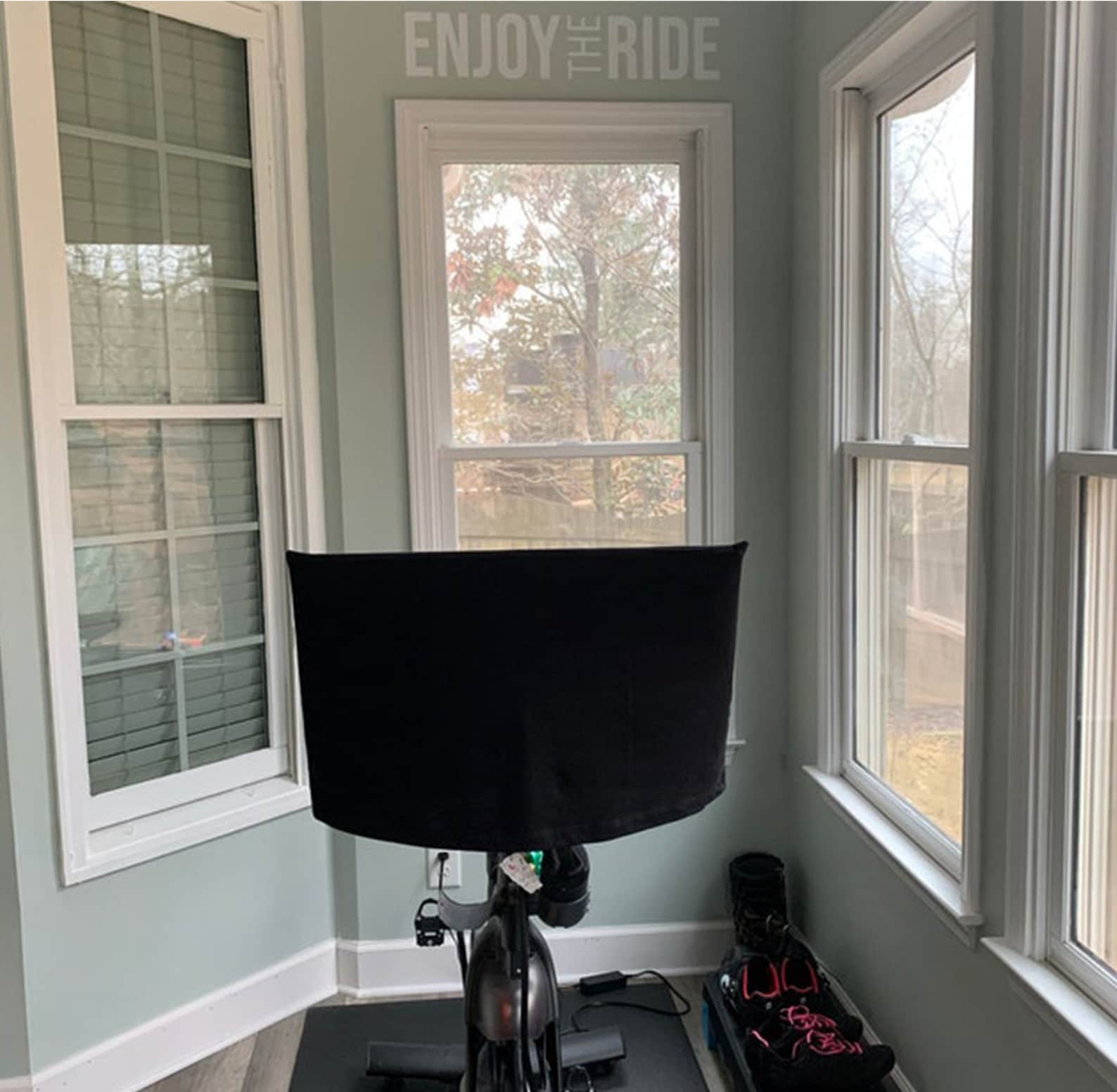 Cycling Studio Decor, Home Cycling Room Ideas, Home Gym Design Ideas ...