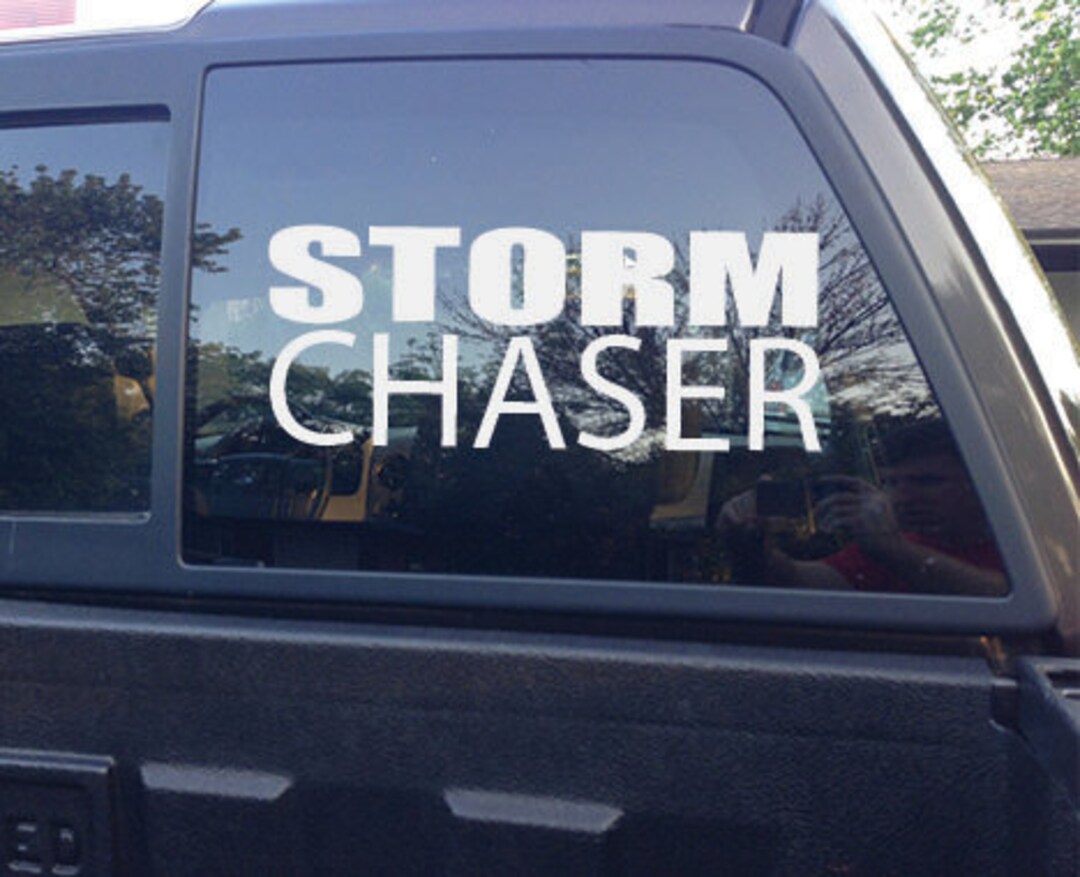 STORM CHASER. Vinyl Car Decal. Truck Decal - Etsy
