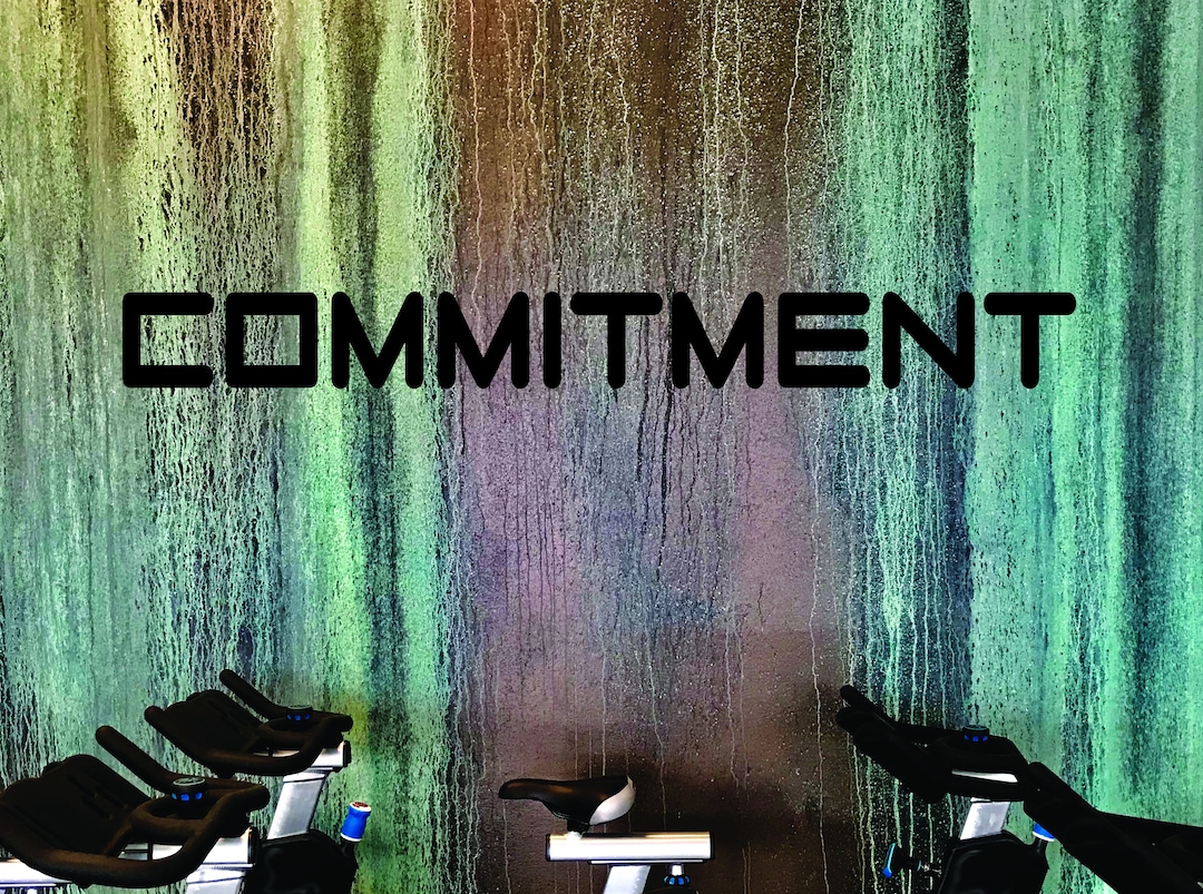 FITNESS WALL ART, Commitment Wall Decal, Home Gym Design, Office Wall ...