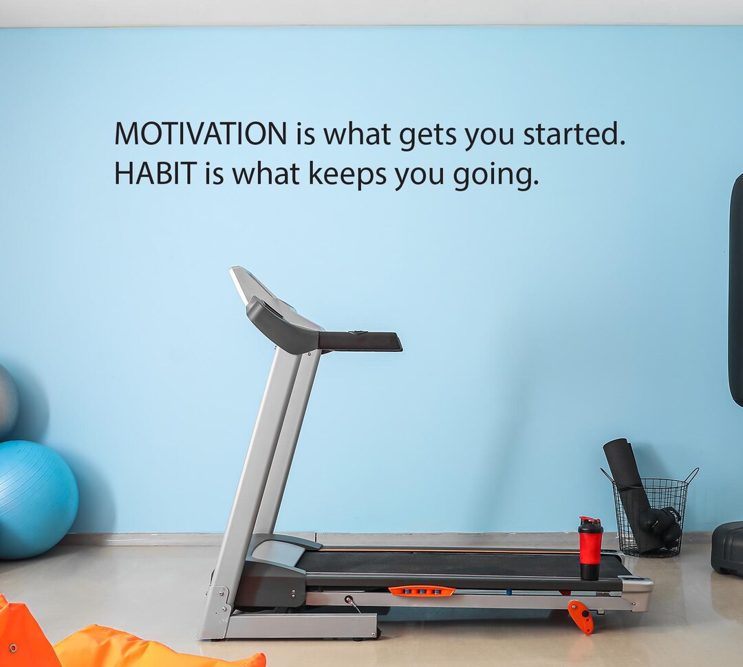 Motivation is What Gets You Going. Habit is What Keeps You Going. Gym ...