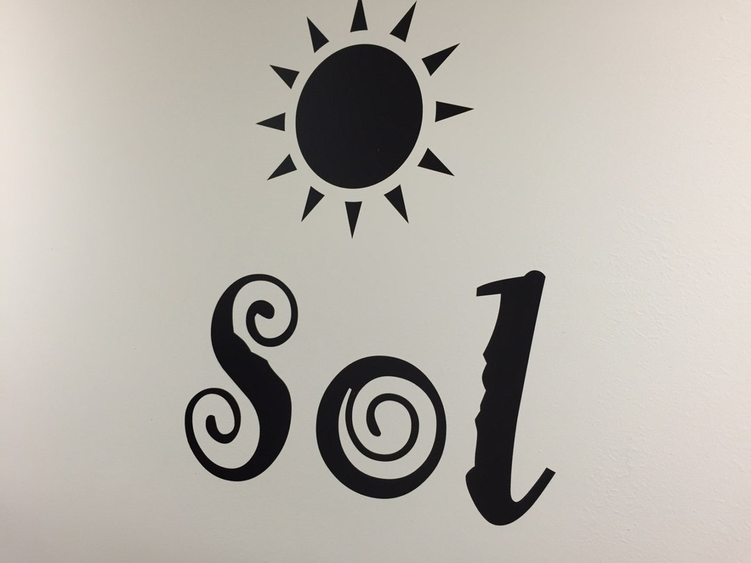 Tanning Salon Design Ideas, Summer Wall Decal. Tanning Sign, Sol Wall ...