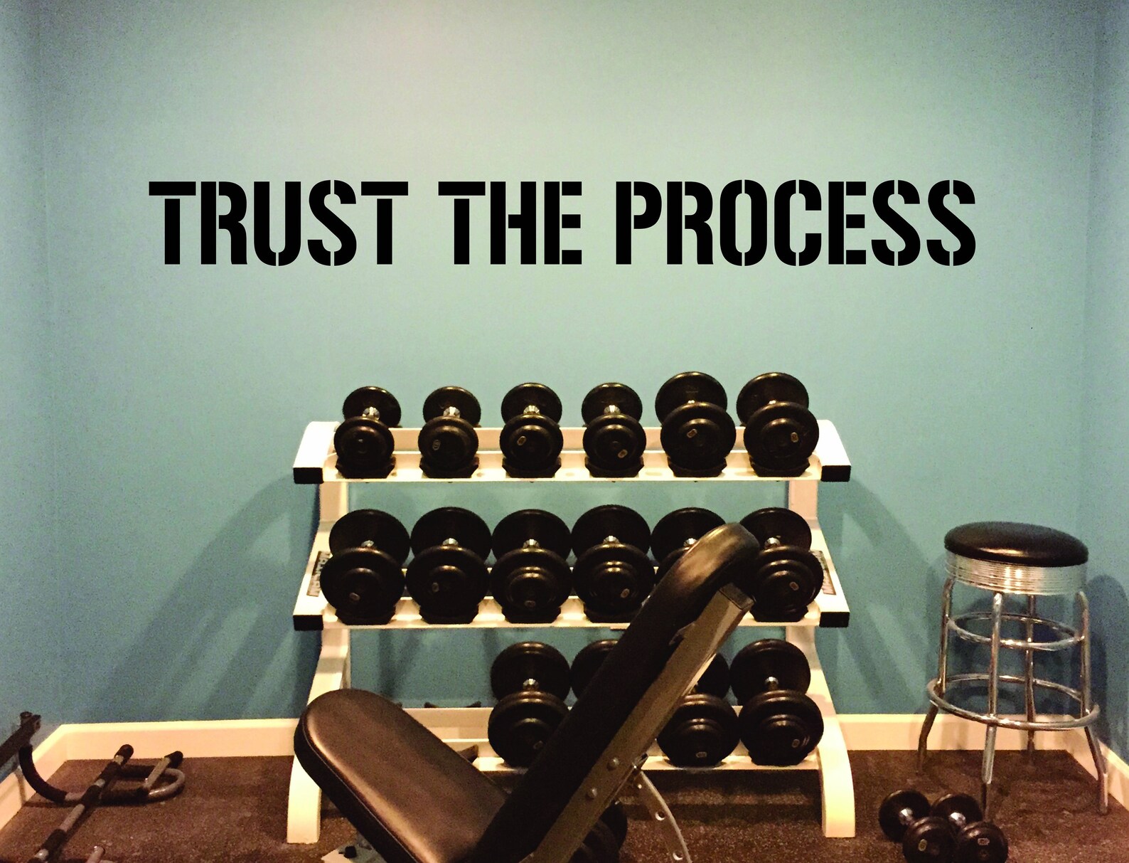TRUST THE PROCESS Wall Decal Office Wall Decal Physical | Etsy