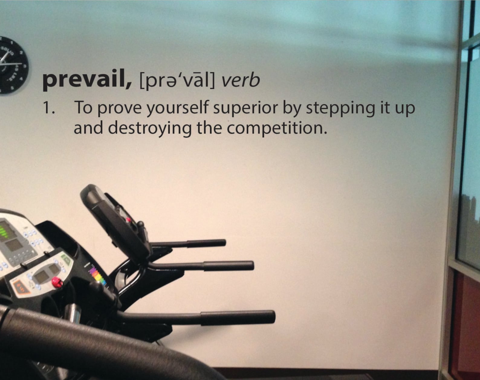 Prevail Definition Wall Decal Motivational Quote for Office - Etsy