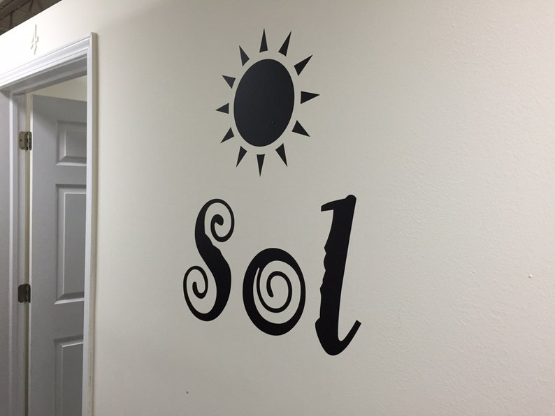Tanning Salon Design Ideas, Summer Wall Decal. Tanning Sign, Sol Wall ...