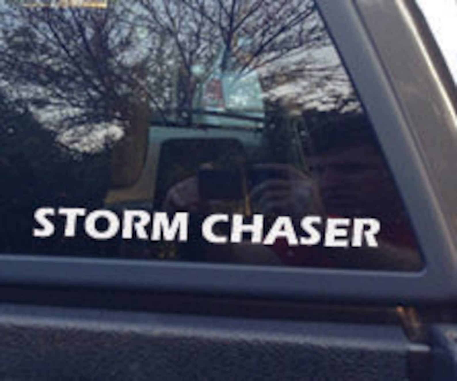 STORM CHASER DECAL Storm Chaser Bumper Sticker. Funny Bumper - Etsy