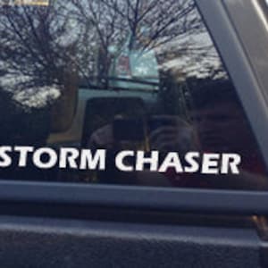 STORM CHASER DECAL, Storm Chaser Bumper Sticker. Funny Bumper Sticker ...