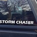STORM CHASER DECAL, Storm Chaser Bumper Sticker. Funny Bumper Sticker ...
