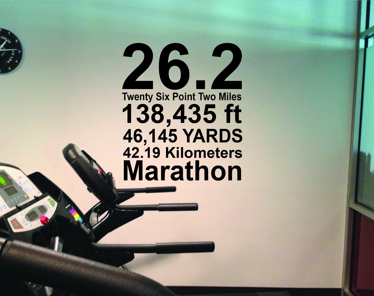 Marathon Sticker Marathon Wall Decal Running Theme Decor - Etsy