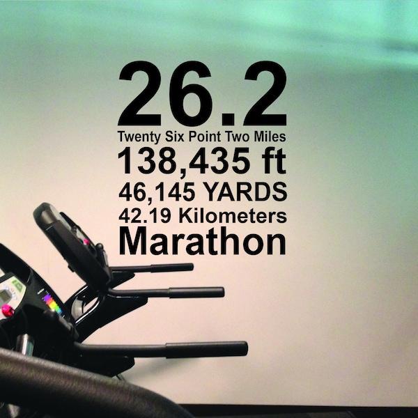 Marathon Sticker - Etsy