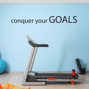 Motivational Office Decor, Class Room Decor, Gym Ideas, Conquer Your ...