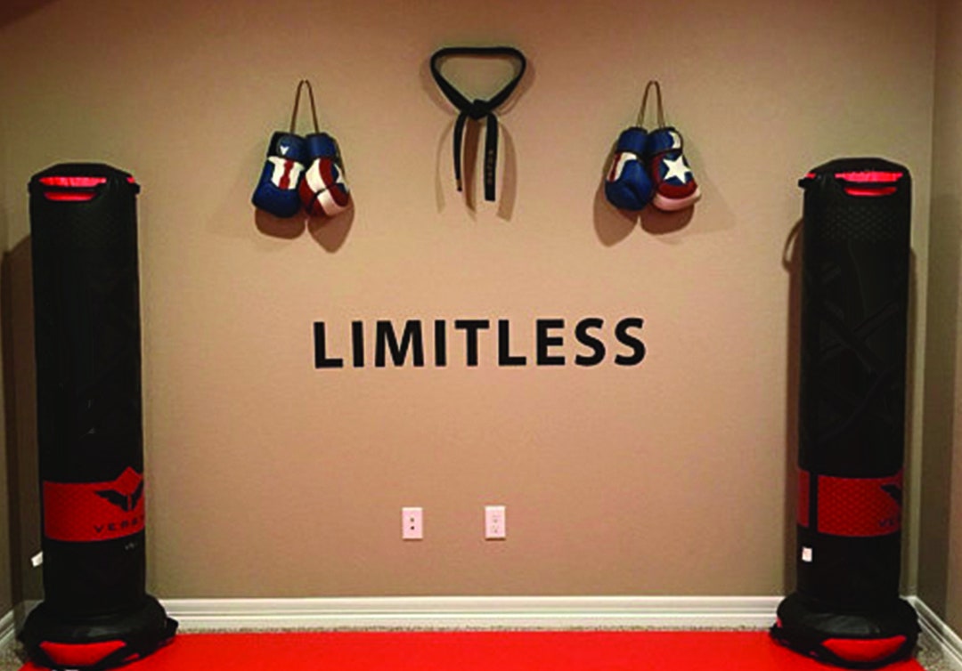 LIMITLESS Wall Decal, Classroom Sign, Gym Sign, Gym Design Ideas ...
