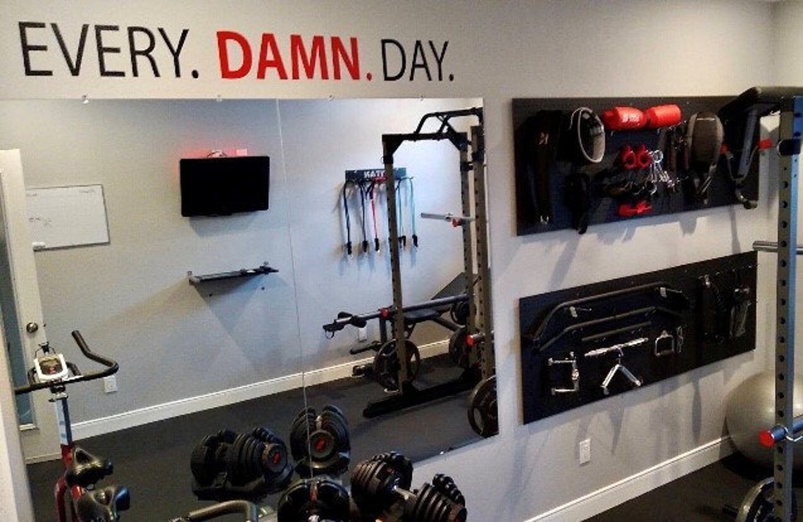 EVERY. DAMN. DAY. Gym Design Idea Home Gym Ideas Home Gym - Etsy