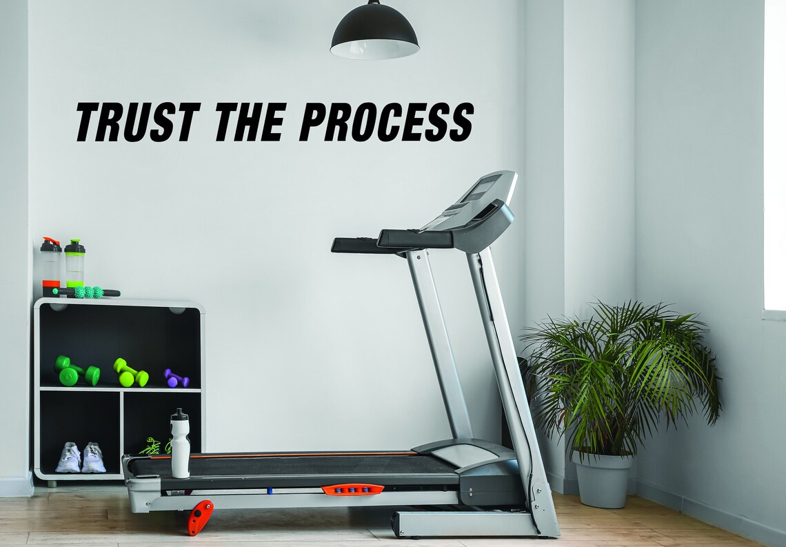 TRUST THE PROCESS Wall Decal Office Wall Decal Physical - Etsy