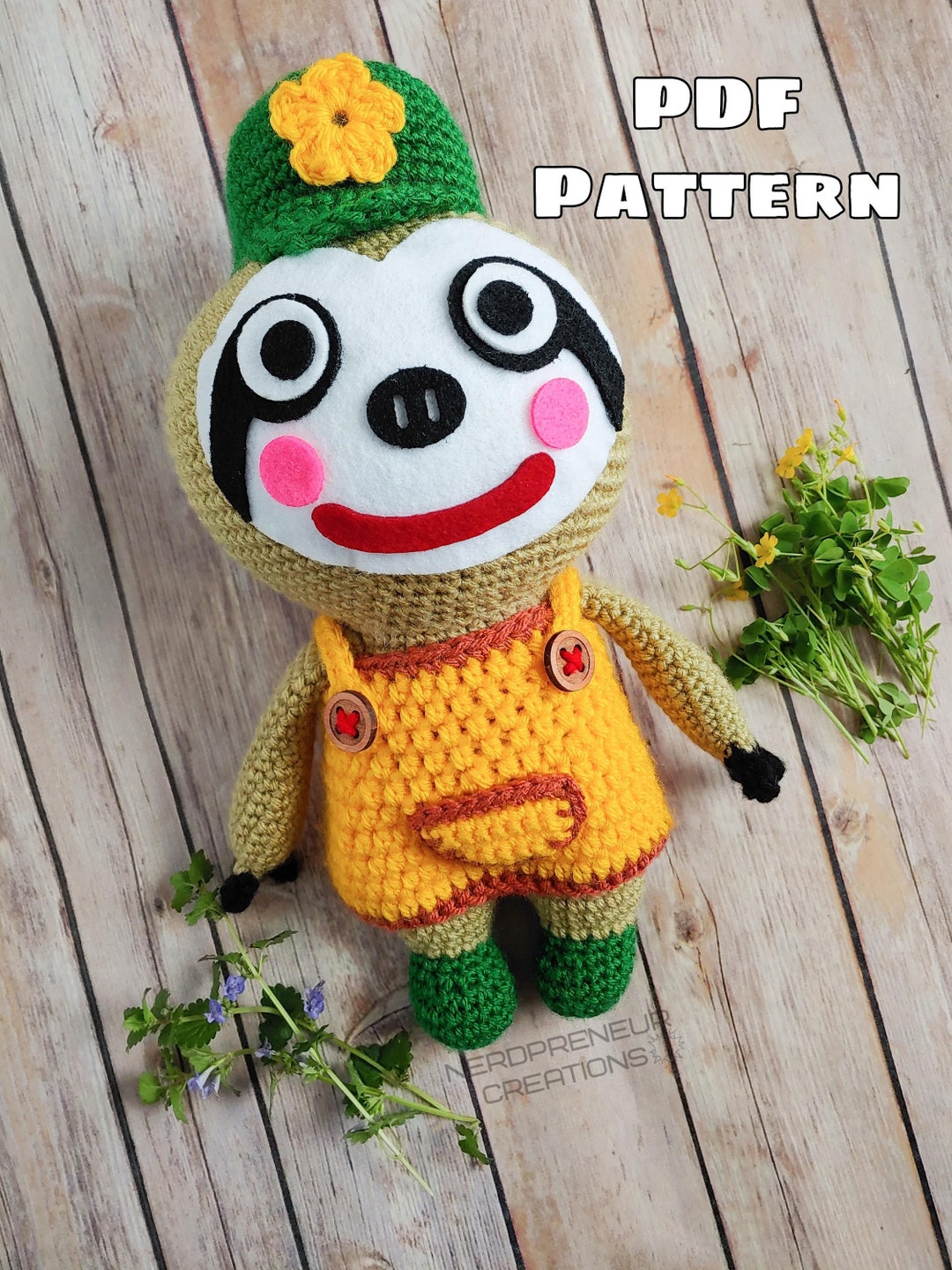 Crochet Pattern: the Flower Peddler Pattern Inspired by Leif - Etsy