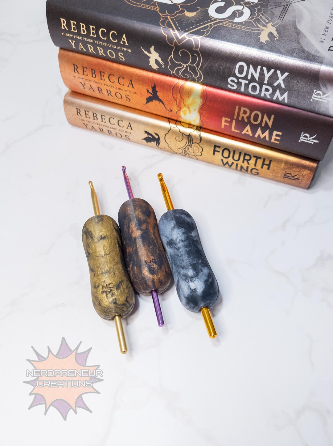 Bookish Adventure Squishy Grips Pencil – Silicone Crochet & Stylus ...