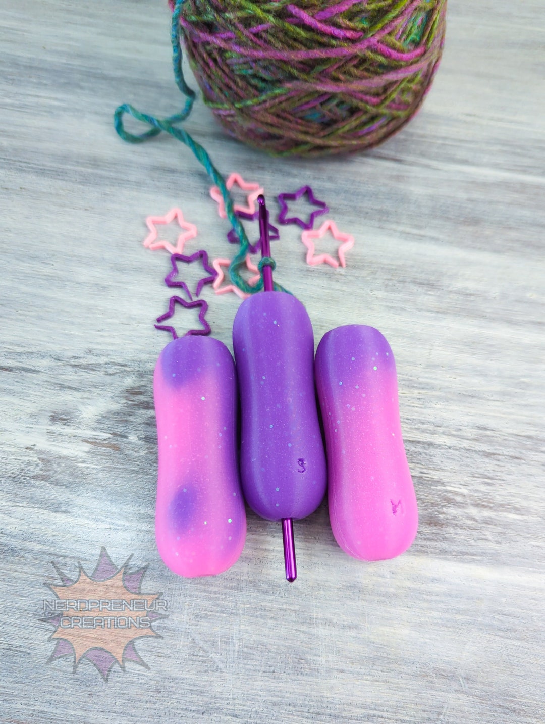 Squishy Grip Twilight Heat Reactive Pencil Wide Grip Interchangeable ...