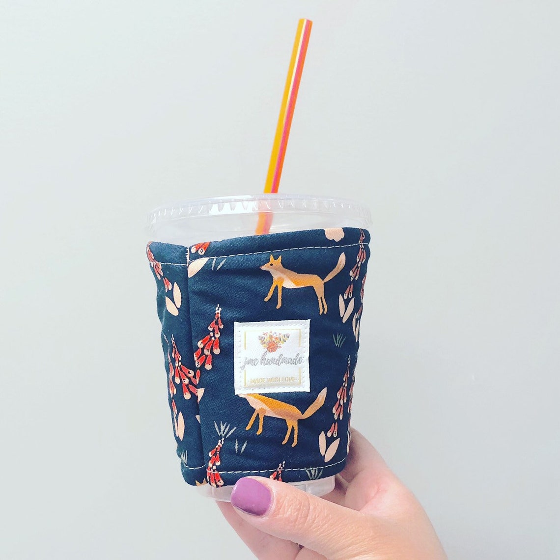 Iced Coffee Cozy. Drink Cozy. Hot/cold Sleeve. Ice Coffee | Etsy