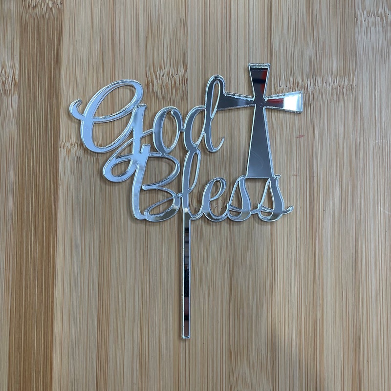 God Bless Cake Topper - Etsy