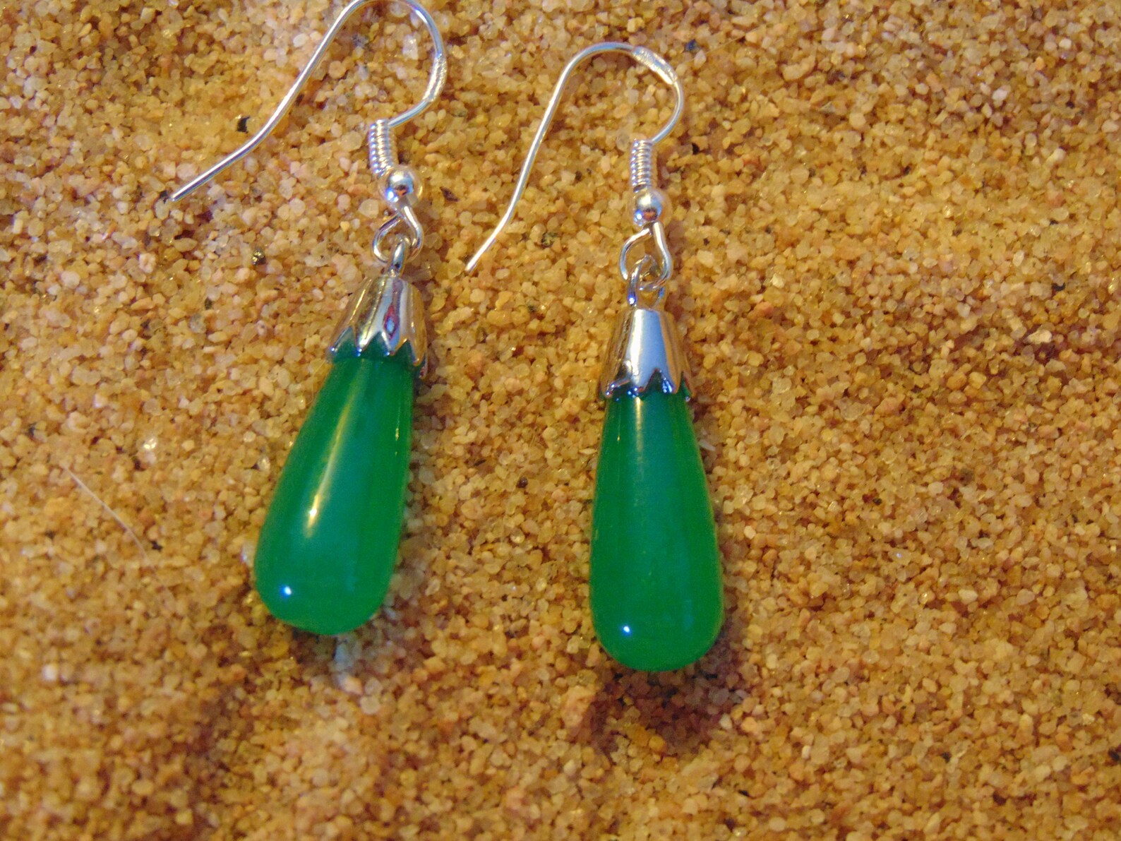 Vintage Stash of Jade and Sterling Silver Earrings - Etsy