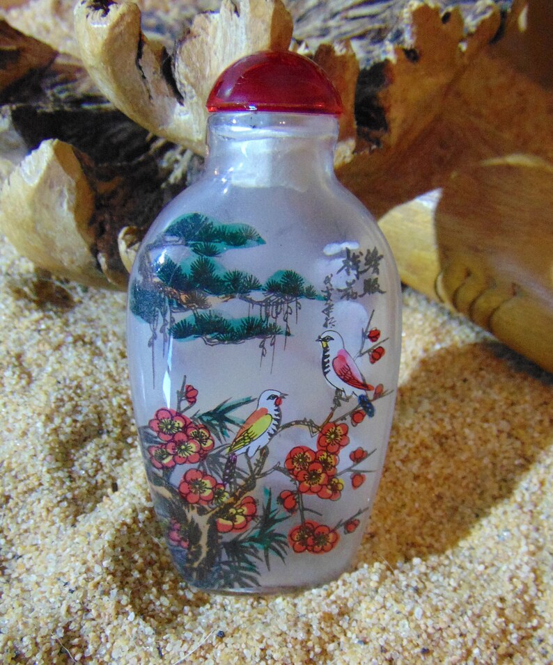 Antique Hand Painted Japanese Snuff Bottle - Etsy Canada