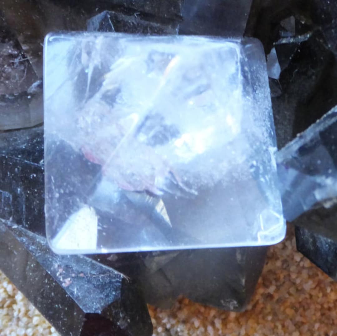 Stunning Crystal Pyramid With Hand Crafted Butter Nut Stand - Etsy