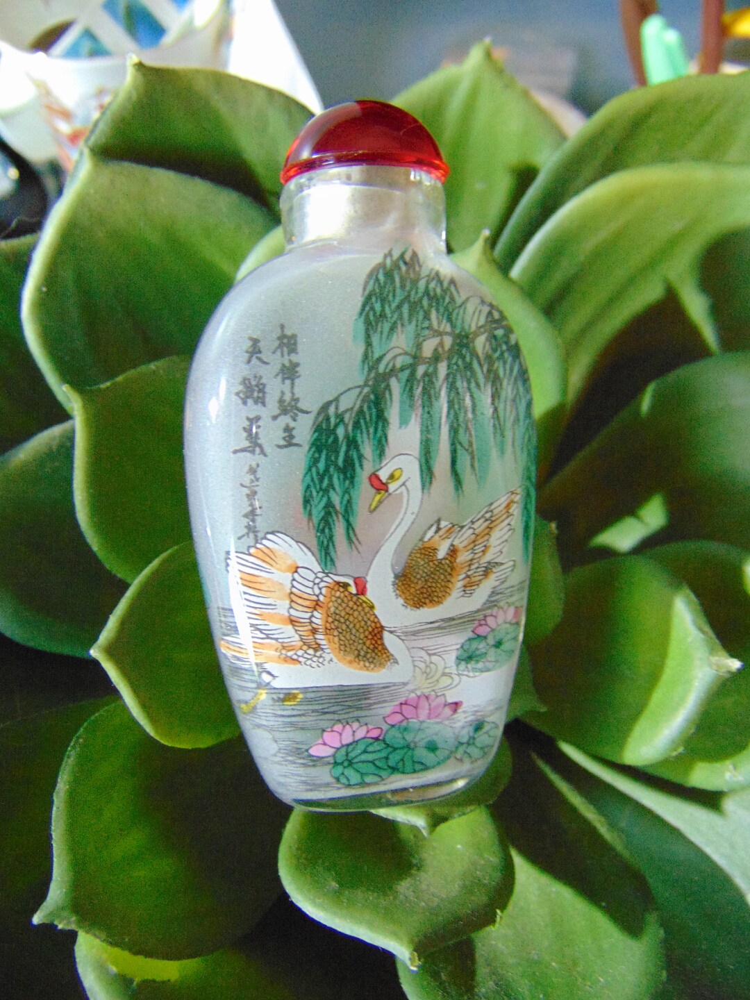 Antique Hand Painted Japanese Snuff Bottle - Etsy