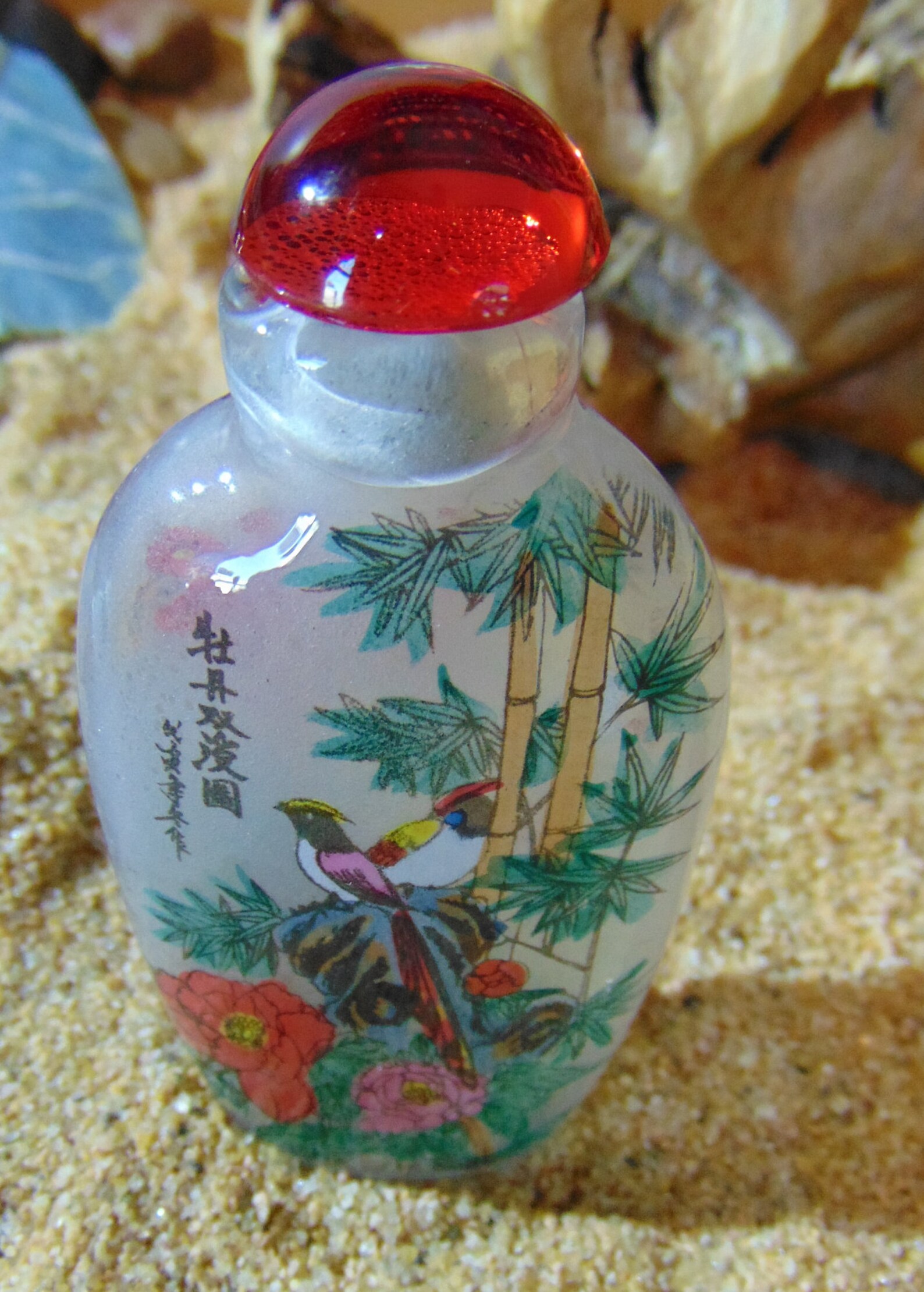 Beautiful Antique Hand Painted Japanese Snuff Bottle - Etsy
