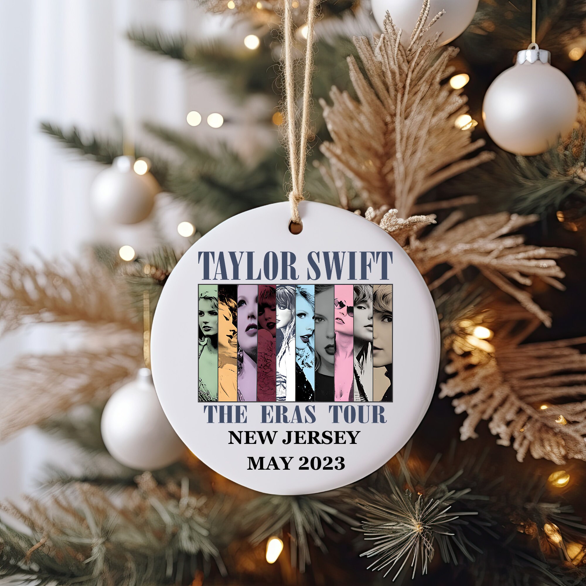 Taylor Eras Tour Christmas Ornament, Eras tour Gift Ornament, Taylor ...