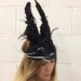 Luxury Black Embellished Rabbit Mask, Unisex Rabbit Mask, Animal Mask ...
