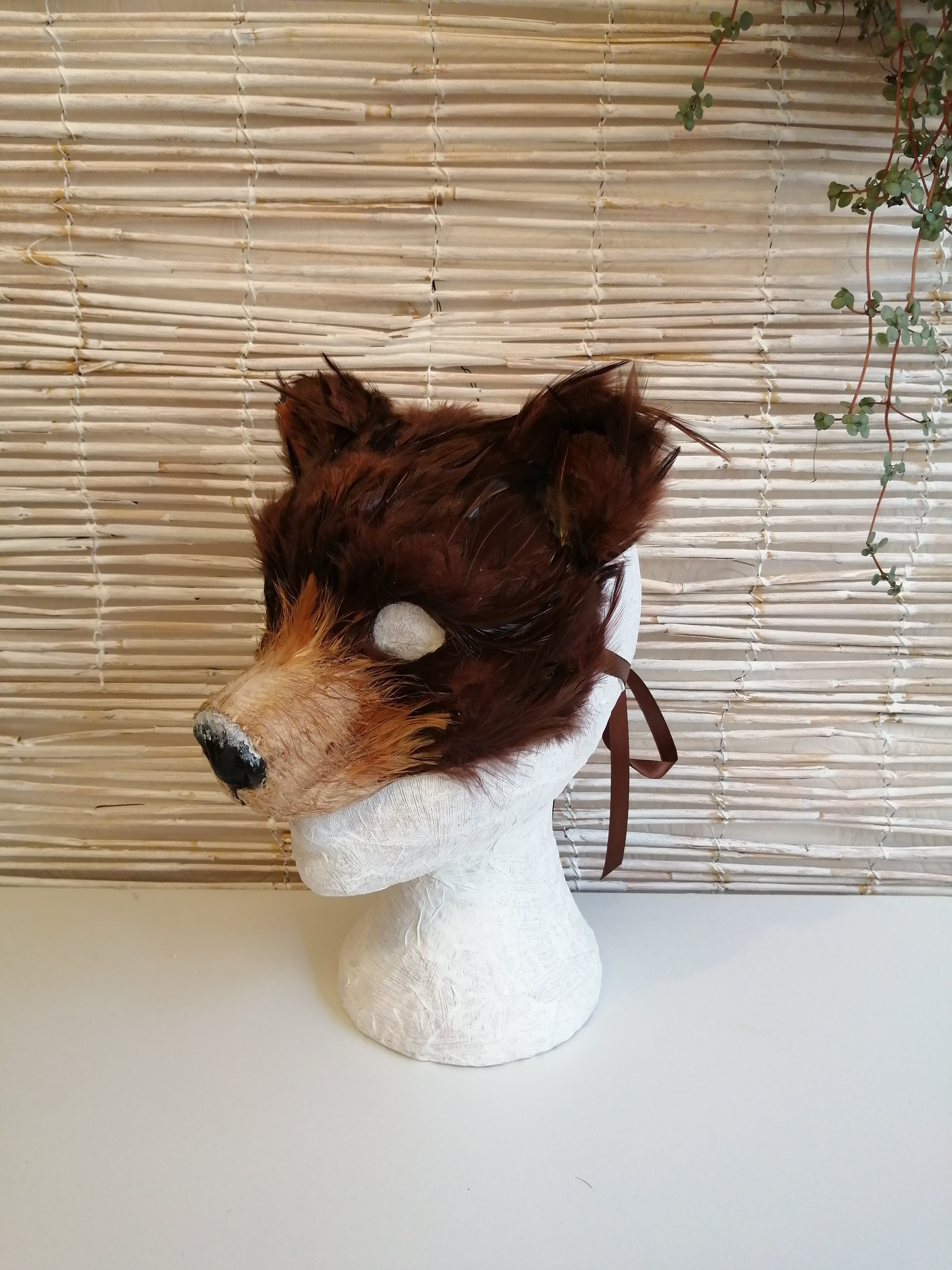 Luxury Brown Bear Mask, Grizzly Bear Mask, Arctic Bear Mask, Winter ...