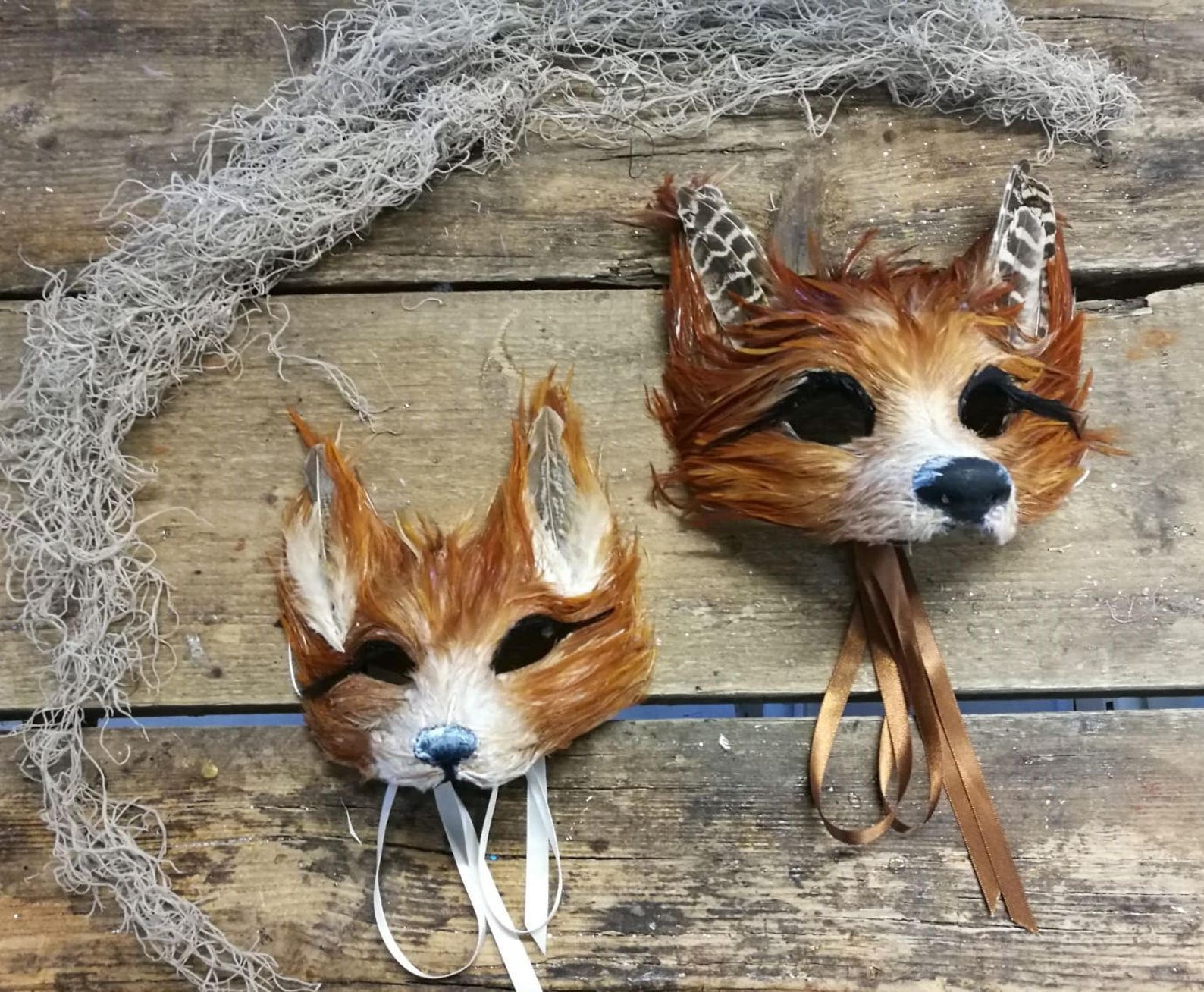 Children's Luxury Ginger Fox Mask Woodland Animals | Etsy
