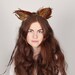 Red Fox Ears, Animal Ears, Fox Headdress, Festival Headdress, Fox Ears ...