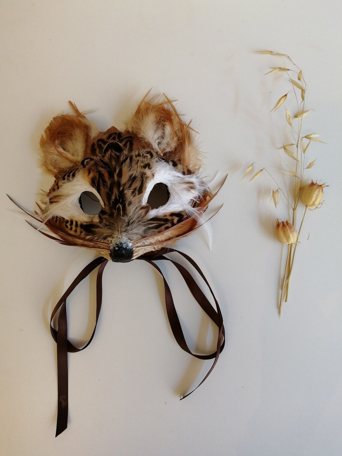 Luxury Chipmunk Mask Woodland Animal Mask Masquerade Mask | Etsy