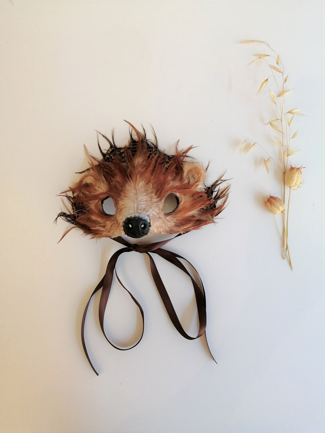 Luxury Hedgehog Mask Hedgehog Mask Animal Mask Halloween | Etsy