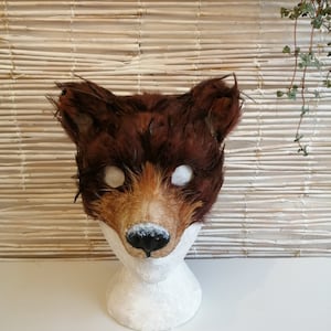 Luxury Brown Bear Mask, Grizzly Bear Mask, Arctic Bear Mask, Winter ...