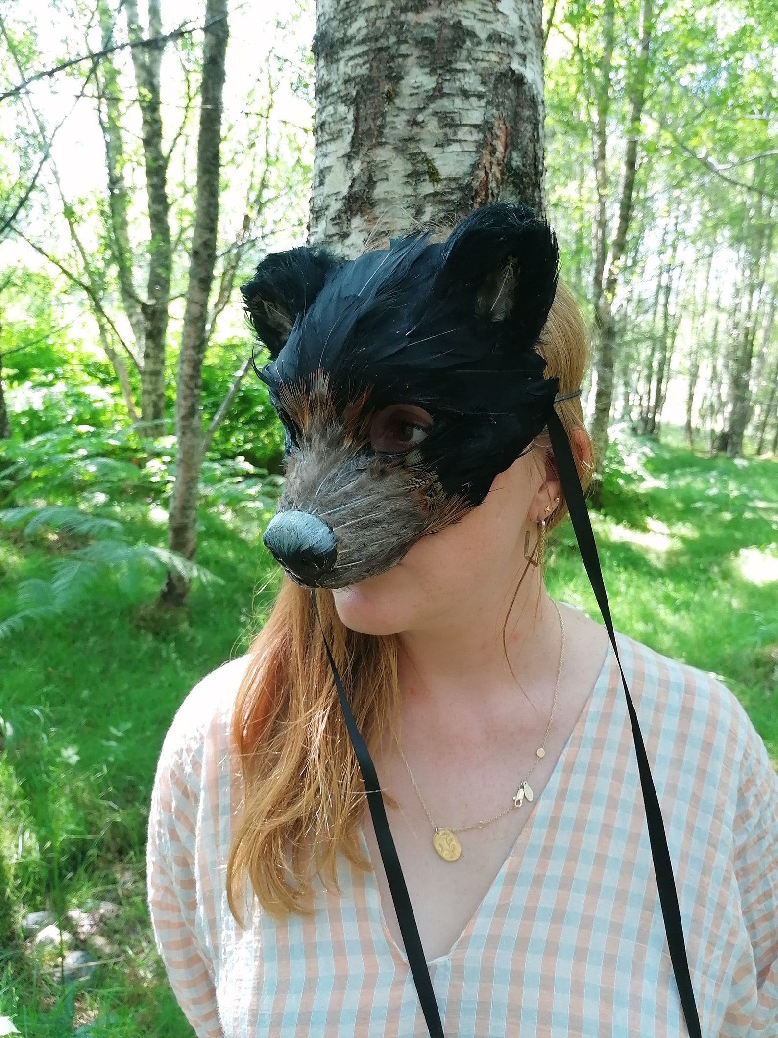 Luxury Black Bear Mask, Grizzly Bear Mask, Arctic Bear Mask, Winter ...