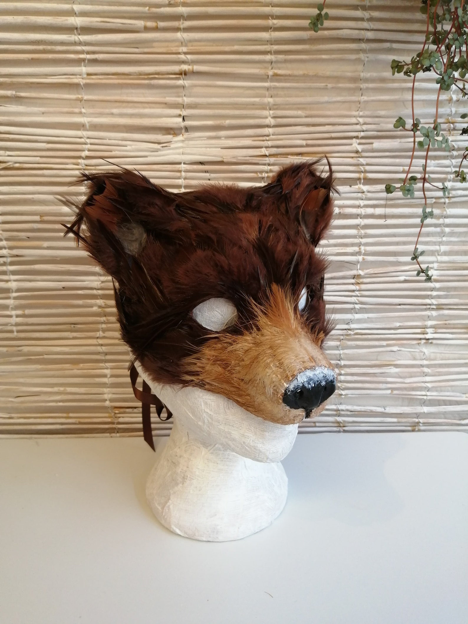 Luxury Brown Bear Mask, Grizzly Bear Mask, Arctic Bear Mask, Winter ...
