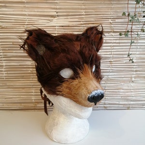 Luxury Brown Bear Mask, Grizzly Bear Mask, Arctic Bear Mask, Winter ...