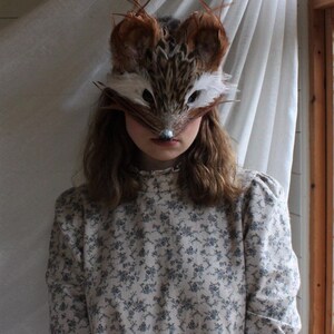 Luxury Chipmunk Mask, Woodland Animal Mask, Masquerade Mask, Halloween ...